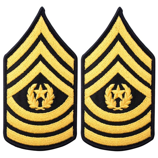 Army Rank Patches